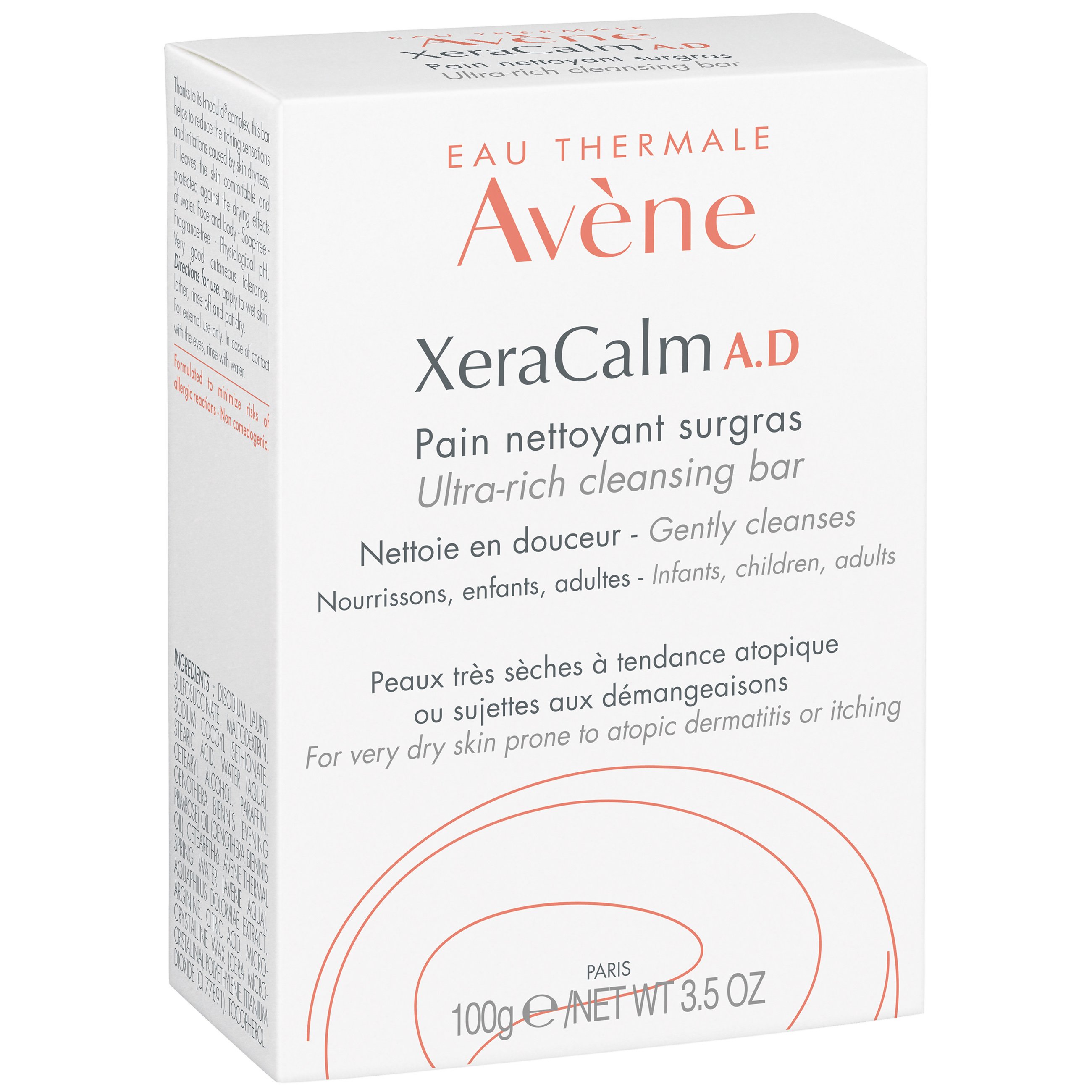 Avene XeraCalm A.D Pain Nettoyant Surgras, 100gr | AptekaPromahon.com