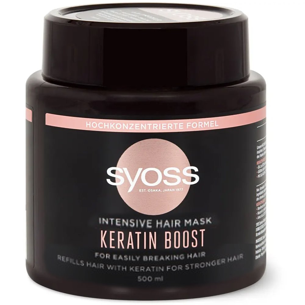 Syoss Keratin Boost Intensive Hair Mask 500ml | AptekaPromahon.com