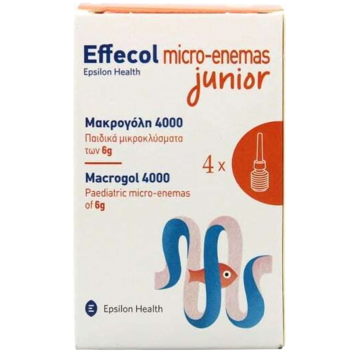 Effecol Micro-Enemas Junior Macrogol 4000, 4x6g | AptekaPromahon.com
