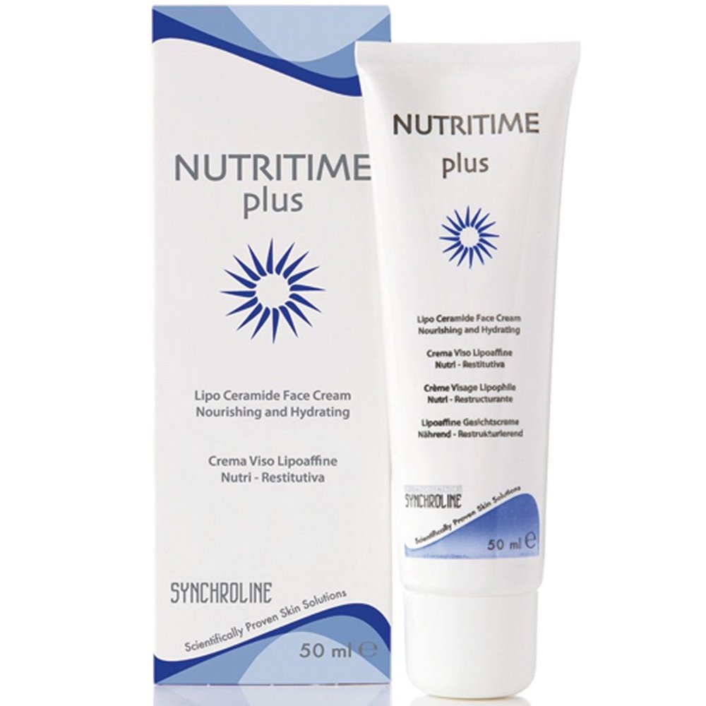 Synchroline Nutritime Plus Face Cream Овлажняващ - Подхранващ крем за лице и шия за суха и много ...