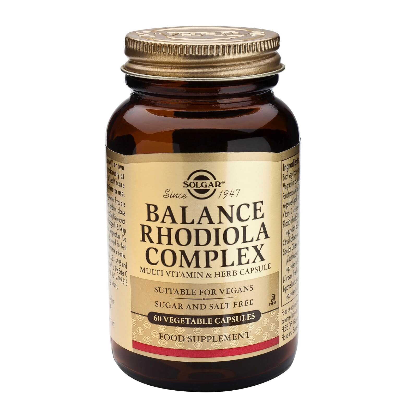 Solgar Balance Rhodiola Complex Хранителна добавка при борба със стреса ...